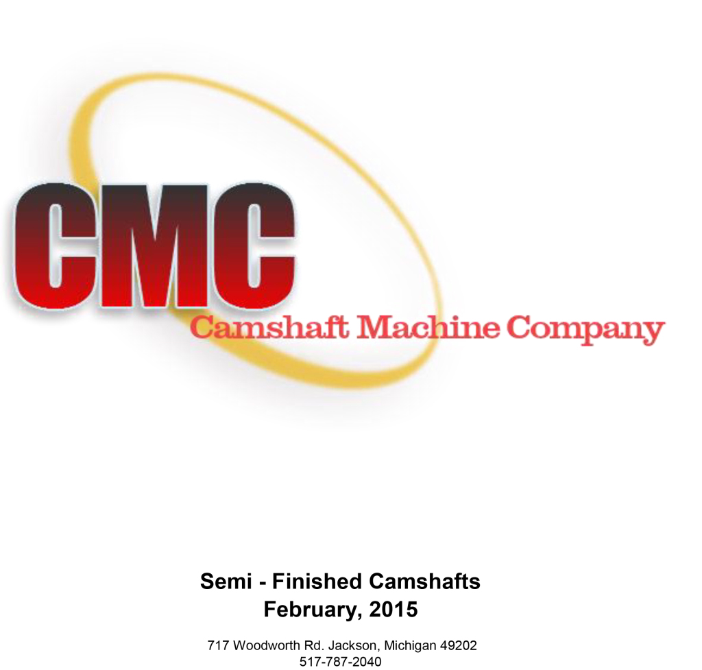 Core Catalog | Camshaft Machine Company